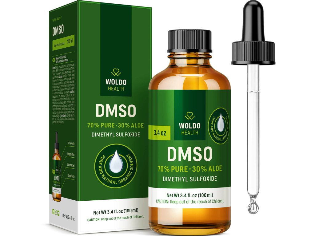 WoldoHealth DMSO 70% + Aloe Vera 30% 100ml - DoplnVitamin.cz