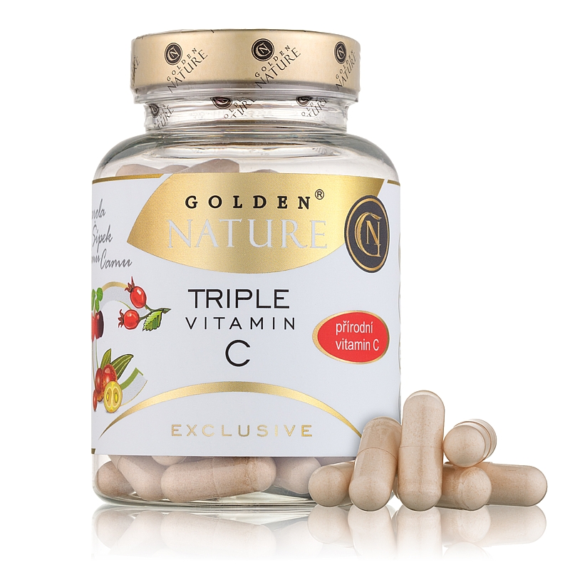 GN Exclusive Triple přírodní vitamin C 100 cps. - DoplnVitamin.cz